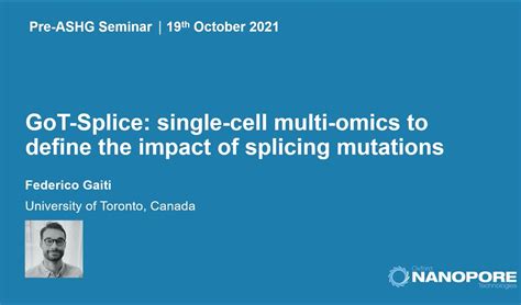 Got Splice Single Cell Multi Omics To Define The Impact Of Splicing Mutations