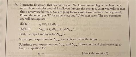 How About Some Physics Equations Without Thinking Chegg