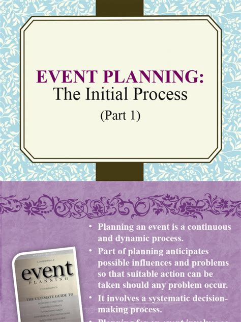 Event Planning Process Part 1 Download Free Pdf Risk Audit