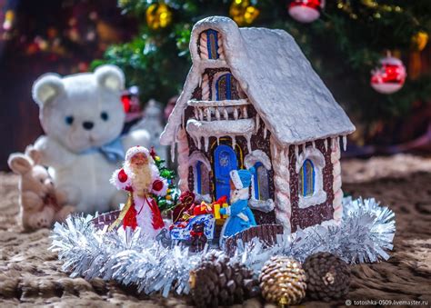 Поделка домик на новый год фото и картинки 69 штук