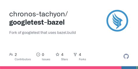 GitHub Chronos Tachyon Googletest Bazel Fork Of Googletest That Uses Bazel Build