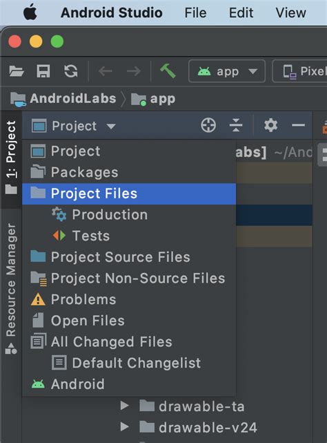 Android Studio Newly Created Directory Not Appearing In Folders View Stack Overflow