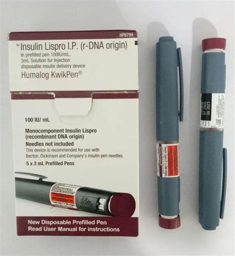 100iu Humalog Kwik Insulin Pen At ₹ 610piece Humalog Mix Insulin In