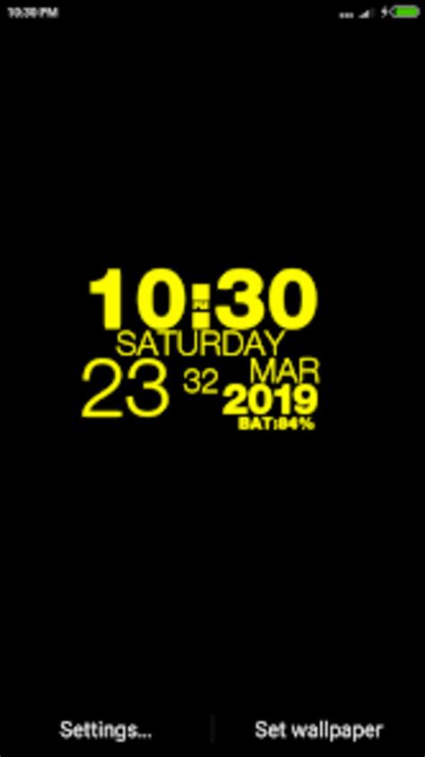 digital clock wallpaper clock สำหรับ android ดาวน์โหลด