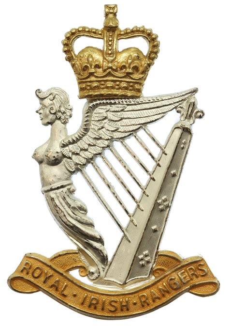 Royal Irish Rangers Silvered And Gilt Pipers Badge Cultman Collectables