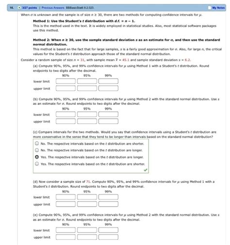 solved when sigma is unknown and the sample is of size n i
