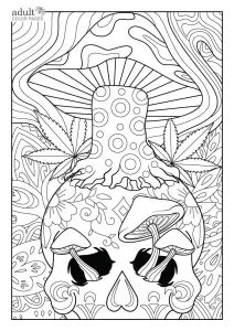 Free Printable Mandala Mushroom Coloring Pages For Adults