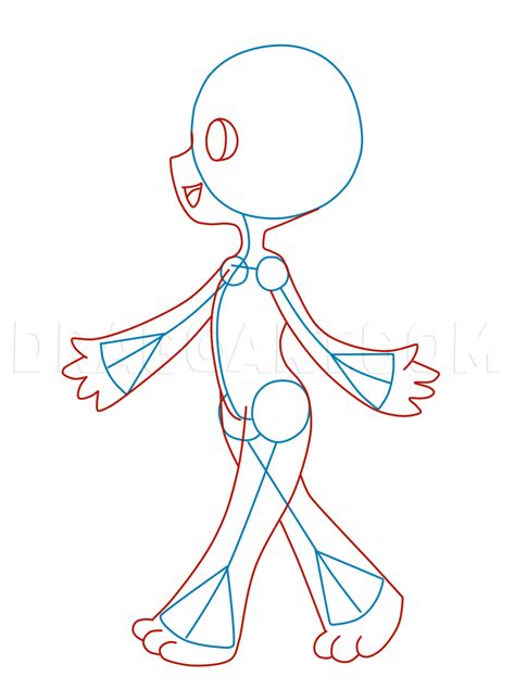 How To Draw Chibi Anime Drawing Step By Step By Jedec Dragoart