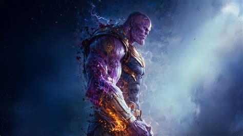 Thanos Strength Behind The Smile Wallpaper Hd Superheroes Wallpapers 4k