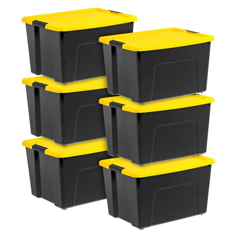 Iris Usa Inc 60 Qt15 Gal Plastic Storage Boxes With Latching Lids