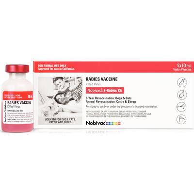 Nobivac 3 Rabies Ca 5 X 10 Doses Merck 065444