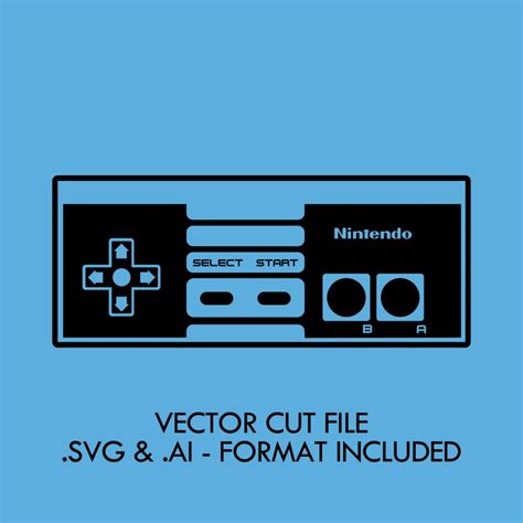 Nes Controller Vector At Vectorified Com Collection Of Nes Controller Vector Free For Personal Use