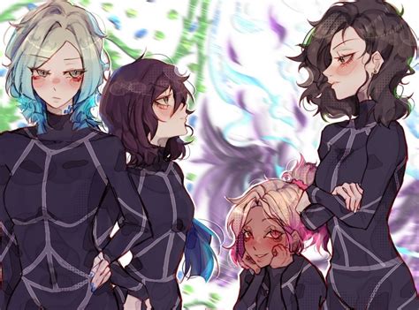 170 Femlock Ideas In 2025 Blue Lovk Genderbend Character Design