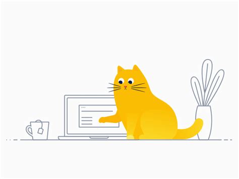 programmer cat by ekaterina borisova for 1ci on dribbble