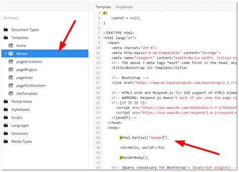 Creating A Header And Footer Using Partial Views In Umbraco Jon D Jones