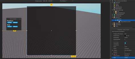 Need help with sizing and centering a GUI - Art Design Support - Developer Forum | Roblox