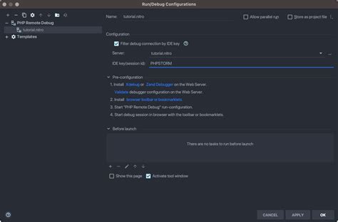 Xdebug Craft Nitro Documentation