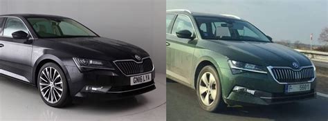 Facelift First Pics Skoda Superb Mk3 2015 2023 Briskoda