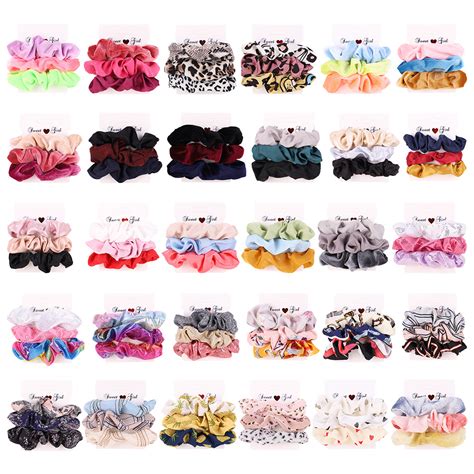 Small Scrunchy Hair Band Women Hair Scrunchies T Set Velvet Hair Tie
