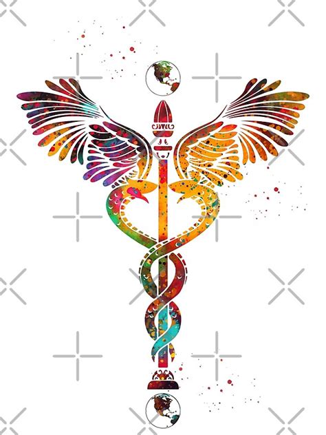 Caduceus By Erzebetth Redbubble