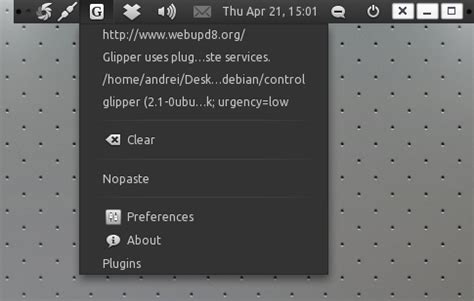Glipper Gets Ubuntu AppIndicator Support Web Upd Ubuntu Linux Blog