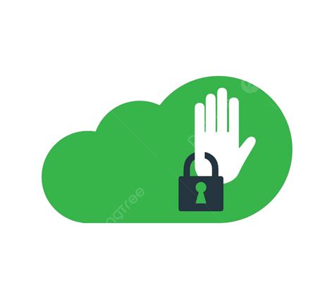 Cloud Computing With Security Icon Password Computers Communication