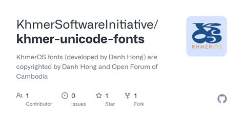 Releases KhmerSoftwareInitiative Khmer Unicode Fonts GitHub
