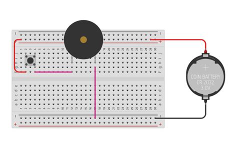 Circuit Design Buzzer Tinkercad