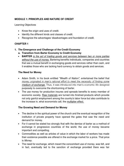 Module 1 Chapter 1 Complete Pdf Cost Of Living Credit Card
