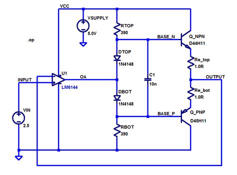 Classab Buffer Amplifier Biasing And Component Value Calculations Raskelectronics