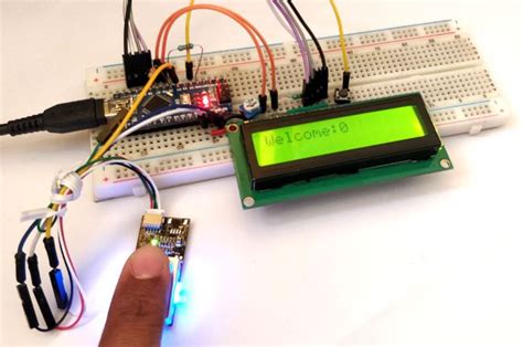 Interfacing Gt511c3 Finger Print Sensor Fps With Arduino Finger