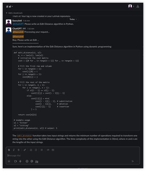GitHub Liaocyintl PySlackChatGPT A Python Based Slack Chatbot That Aggregates ChatGPT
