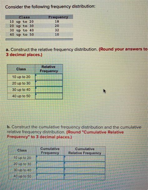 Solved Consider The Following Frequency Distribution Class