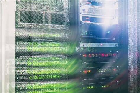 Big Data And Information Technology Concept Supercomputer Data Center