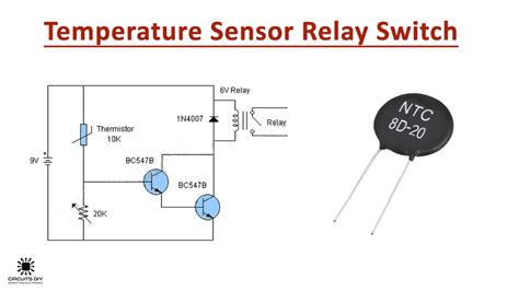 Temperature Sensor Relay Switch Circuit Artofit