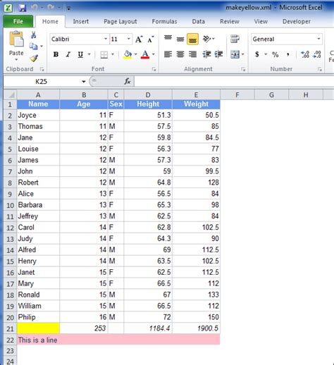 Excelxp Create Yellow Cell Below Proc Report Sas Support Communities
