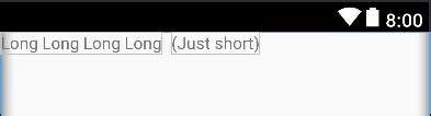 Android Two Horizontal TextViews With Dynamic Width Of First TextView Using XML Stack Overflow