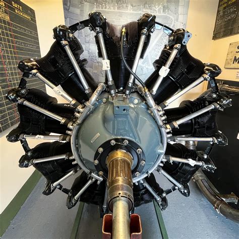 Uk Airfields The Wright Cyclone Engine As Fitted To The