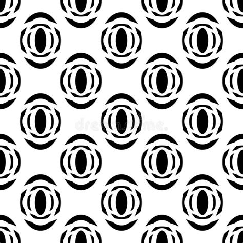 Abstract Seamless Stylish Geometric Pattern Repeated Design On White Background Stock