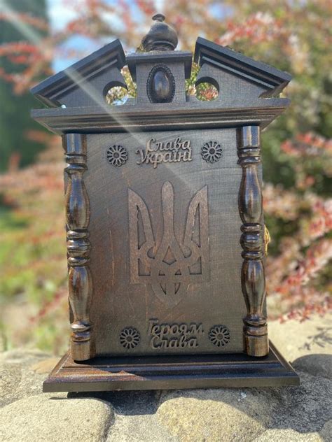 Настінна ключниця слава україні — цена 795 грн в каталоге Ключницы настенные Купить товары для