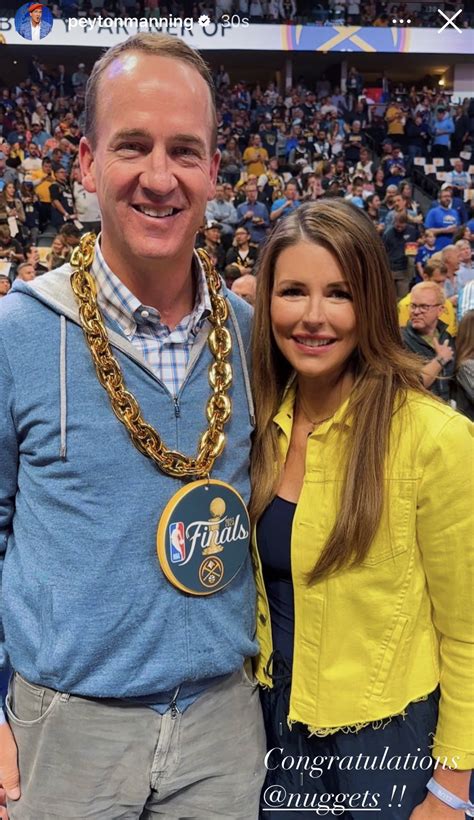 Peyton Manning And His Wife