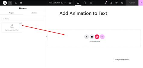 how to add animation to text in wordpress