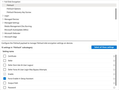 resolved known issue filevault failing to enable on macos devices