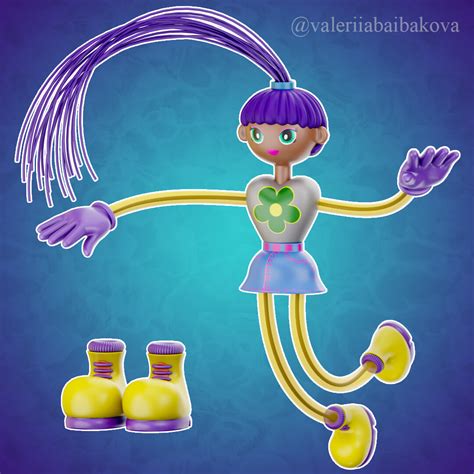 Artstation C 3d Art Portfolio Melorine18 Betty Spaghetti