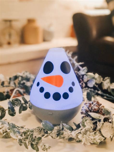 Snowman Desert Mist Diffuser Dewdrop Diffuser Vinyl Etsy