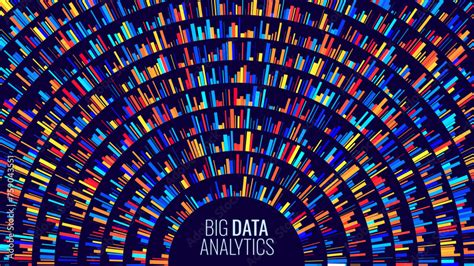 Circular Big Data Graph Dna Test Infographic Genome Sequence Map Chromosome Architecture