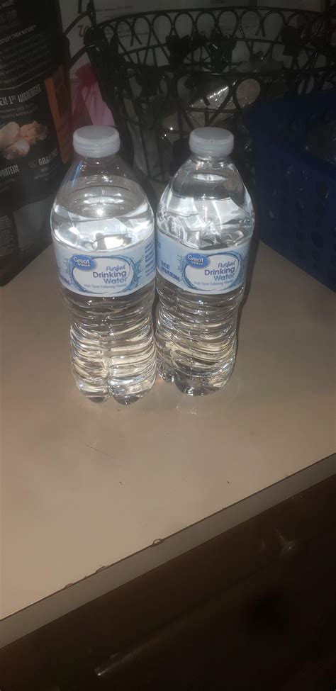 these two identical bottles of water r mildlyinteresting