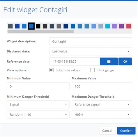 Gauge Widget Databoom