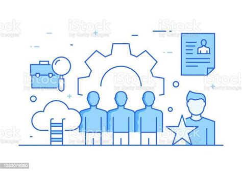 인적 자원 관련 프로세스 인포그래픽 템플릿 프로세스 타임라인 차트 선형 아이콘이 있는 워크플로 레이아웃 개념에 대한 스톡 벡터 아트 및 기타 이미지 Istock