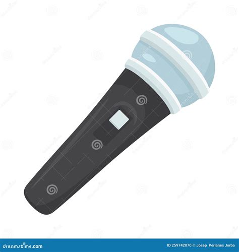 microphone sign emoji icon illustration music vector symbol emoticon